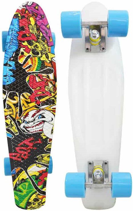 סקייטבורד פני ליאו קרוזר 56 ס''מ מבית Leo Pro - גרפיטי