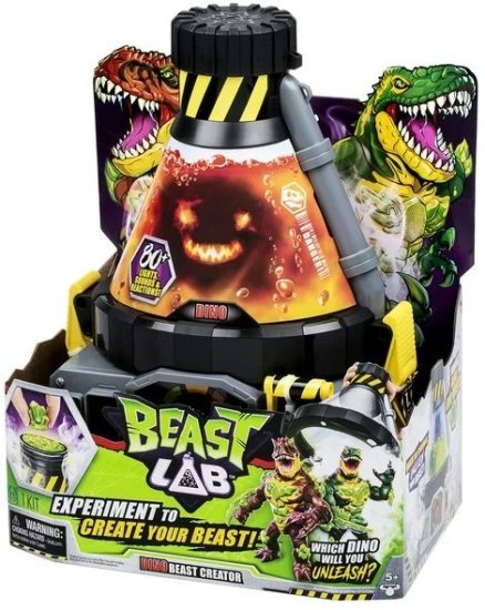 מעבדה אלקטרונית עם יותר מ 80 אפקטים של אור וצליל ליצירת דמות דינוזאור ...